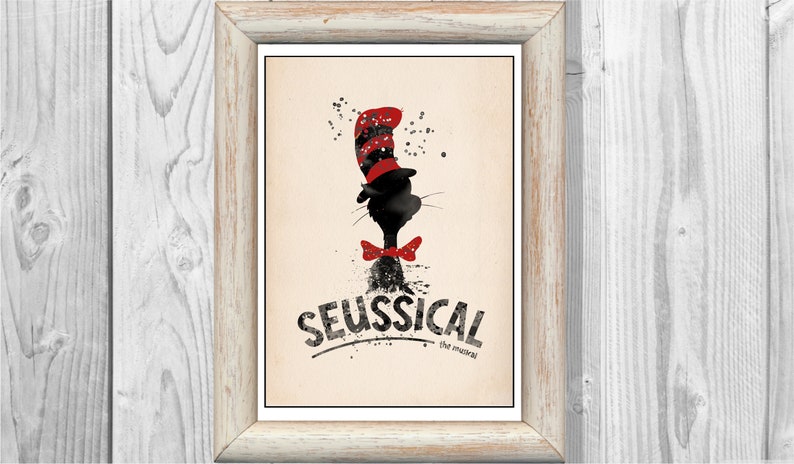 Seussical Musical Home Poster High School Musical Art Print | Etsy
