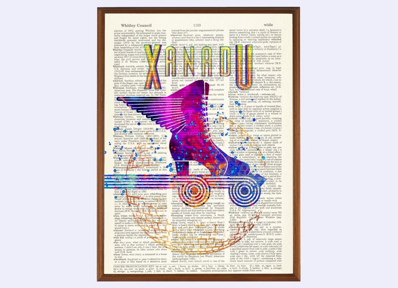 Xanadu Poster Watercolor High School Musical Sheet Art Wall Decor Book ...