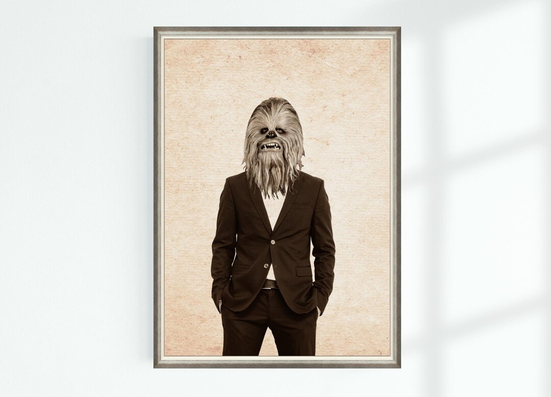 Star Wars Chewbacca Poster Cool Gift Office Decor Printable Wall Art ...