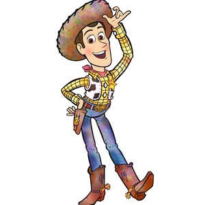 Set of 3 Toy Story Personalised Name Poster Woody and Buzz Nursery ...