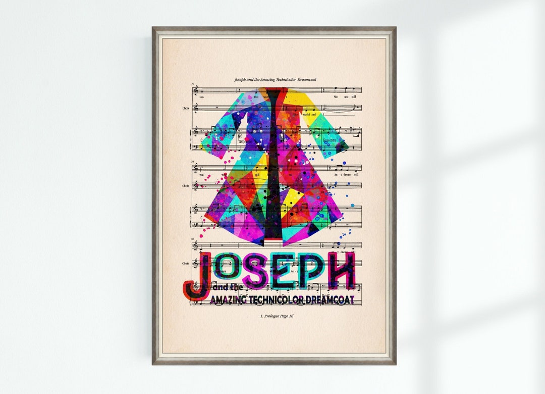 Joseph and the Amazing Technicolor Dreamcoat Musical Home Poster Music ...