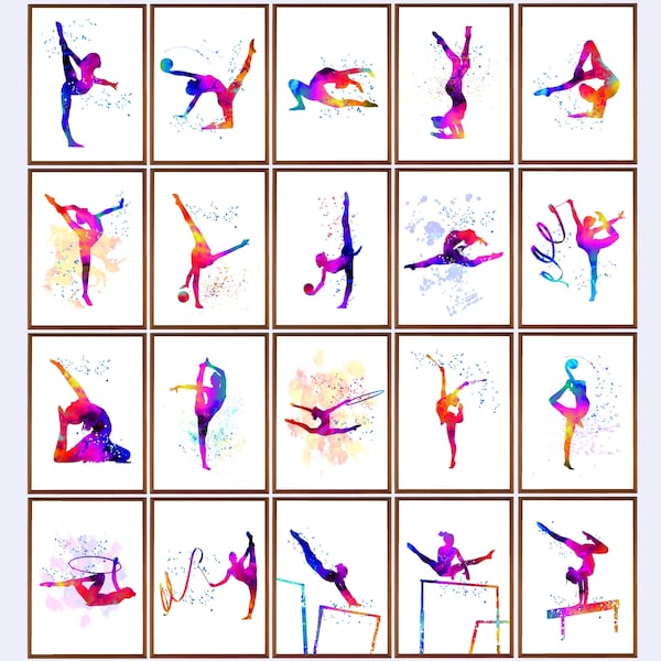 Gymnastics Poster - Etsy