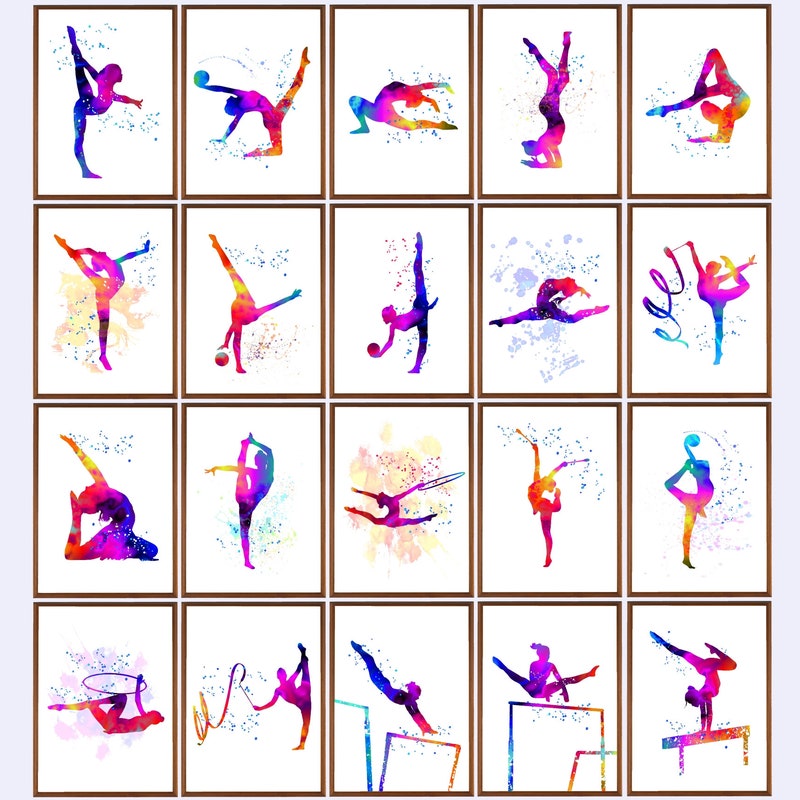 Gymnastics Wall Art - Etsy