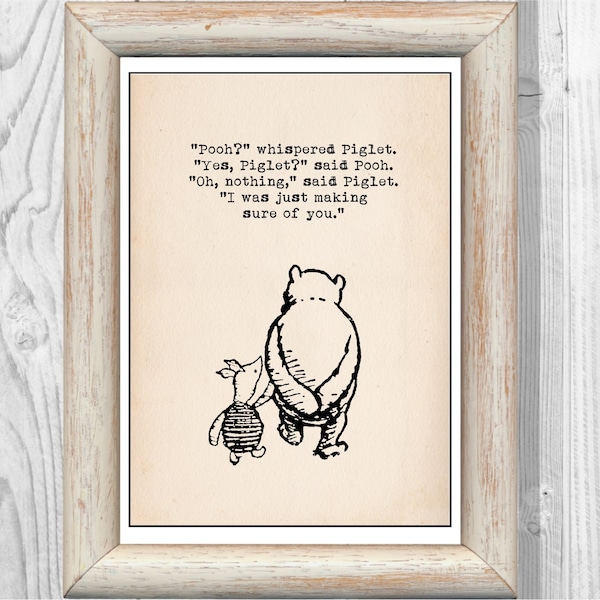Piglet Quote - Etsy