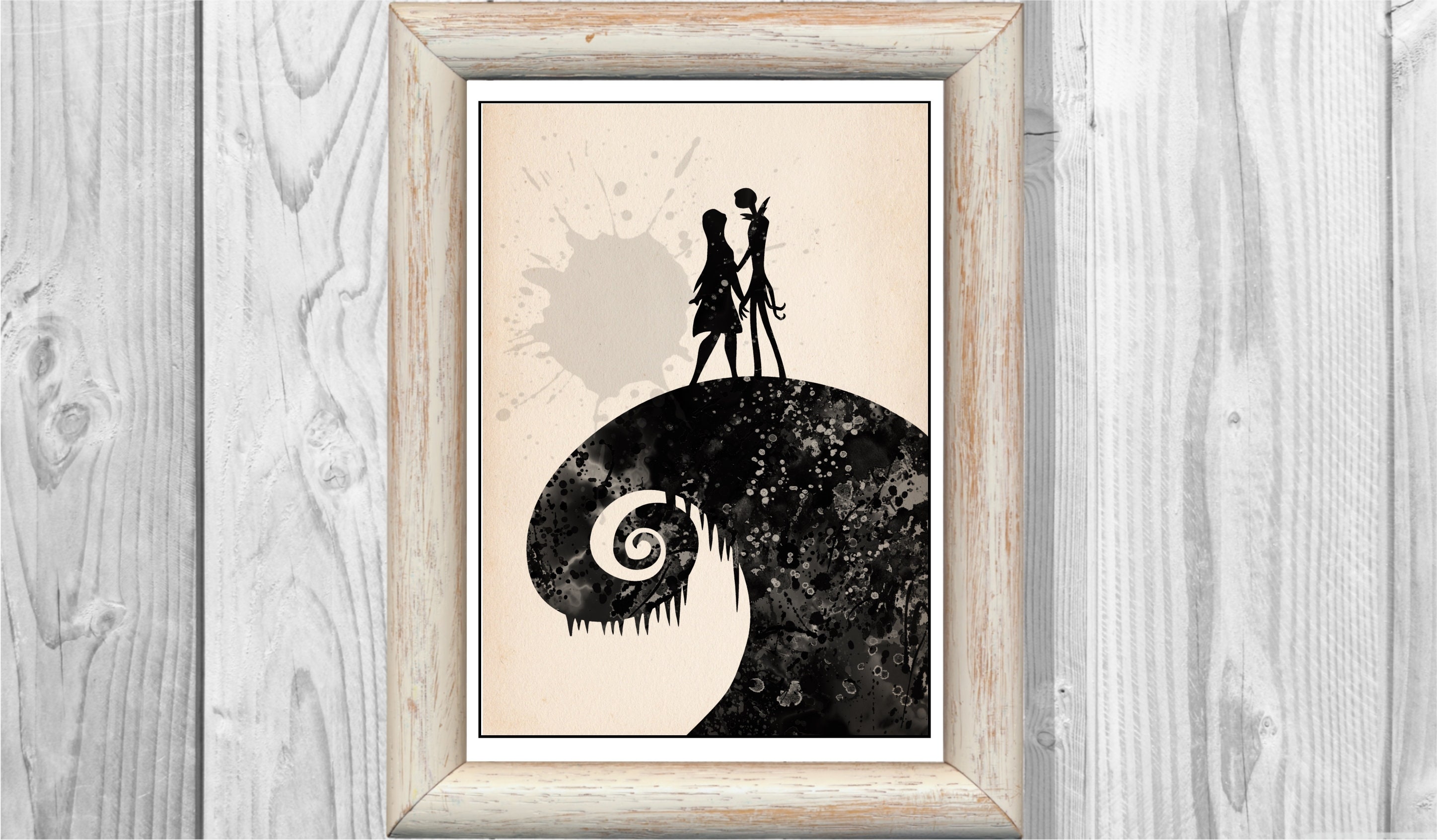 Jack and Sally Poster Nightmare Before Christmas Poster Set of 2 ...