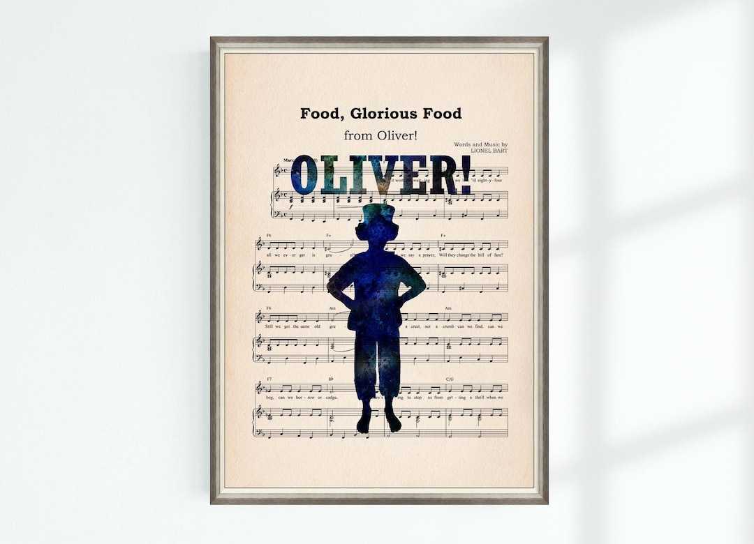 Oliver Musical Poster Food, Glorious Food Musical Sheet High School ...
