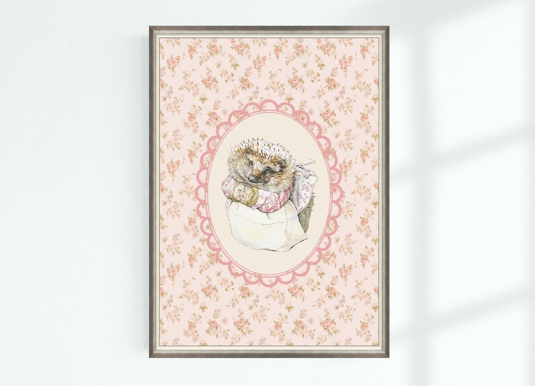 Mrs Tiggy Winkle Kids Decor Beatrix Potter Peter Rabbit Character ...