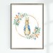 Peter Rabbit Beatrix Potter Character Vintage Illustration Poster Home ...