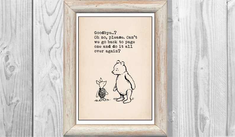 Goodbye..? Oh No, Please. Can’t We Go Back to Page One and Do It All ...