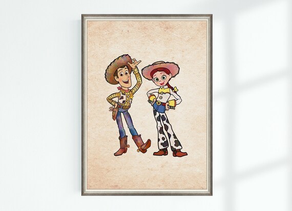 Woody And Jessie Drawing