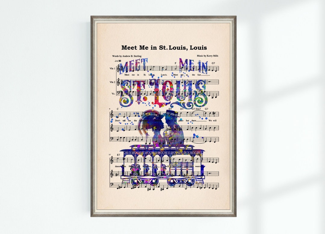 Meet Me in St. Louis Musical Poster Meet Me in St. Louis, Louis Music ...