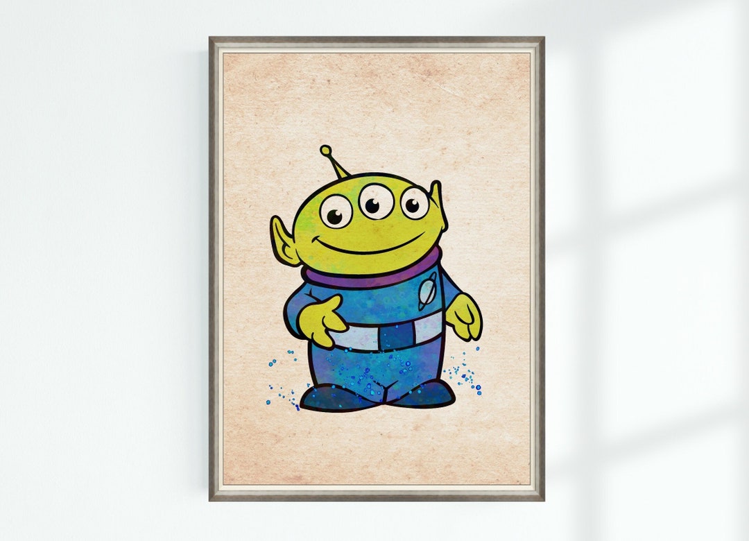 Toy Story Poster Alien Art Print Nursery Printable Baby Room Decor ...