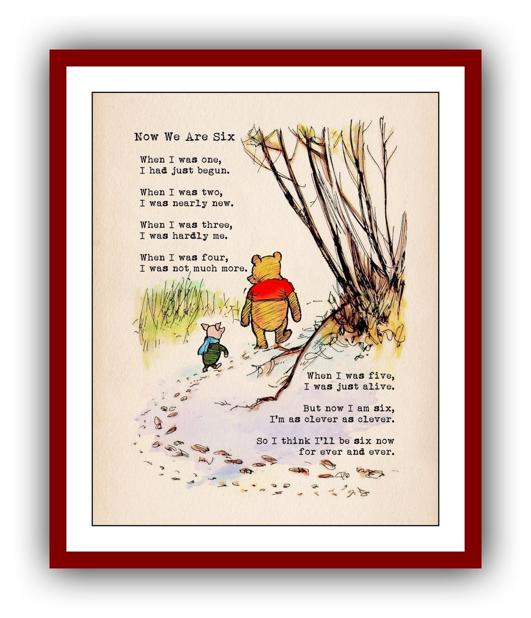 Now We Are Six A. A. Milne Poems When I Was One I Had Just Begun When I ...