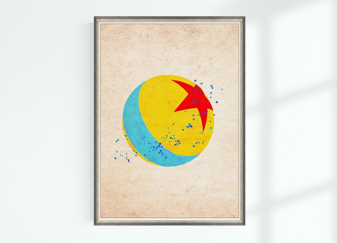 Toy Story Ball Poster Art Print Nursery Printable Baby Room Decor ...