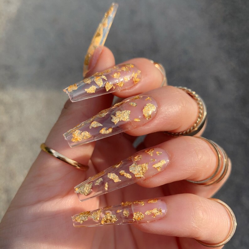 24k / Press on Nails | Etsy