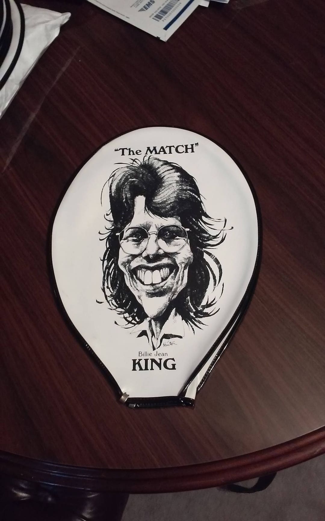 Battle of the Sexes, Billie Jean King, Bobby Riggs Tennis Racket Cover ...