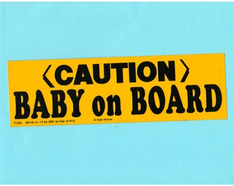 Caution Baby on Board - Etsy