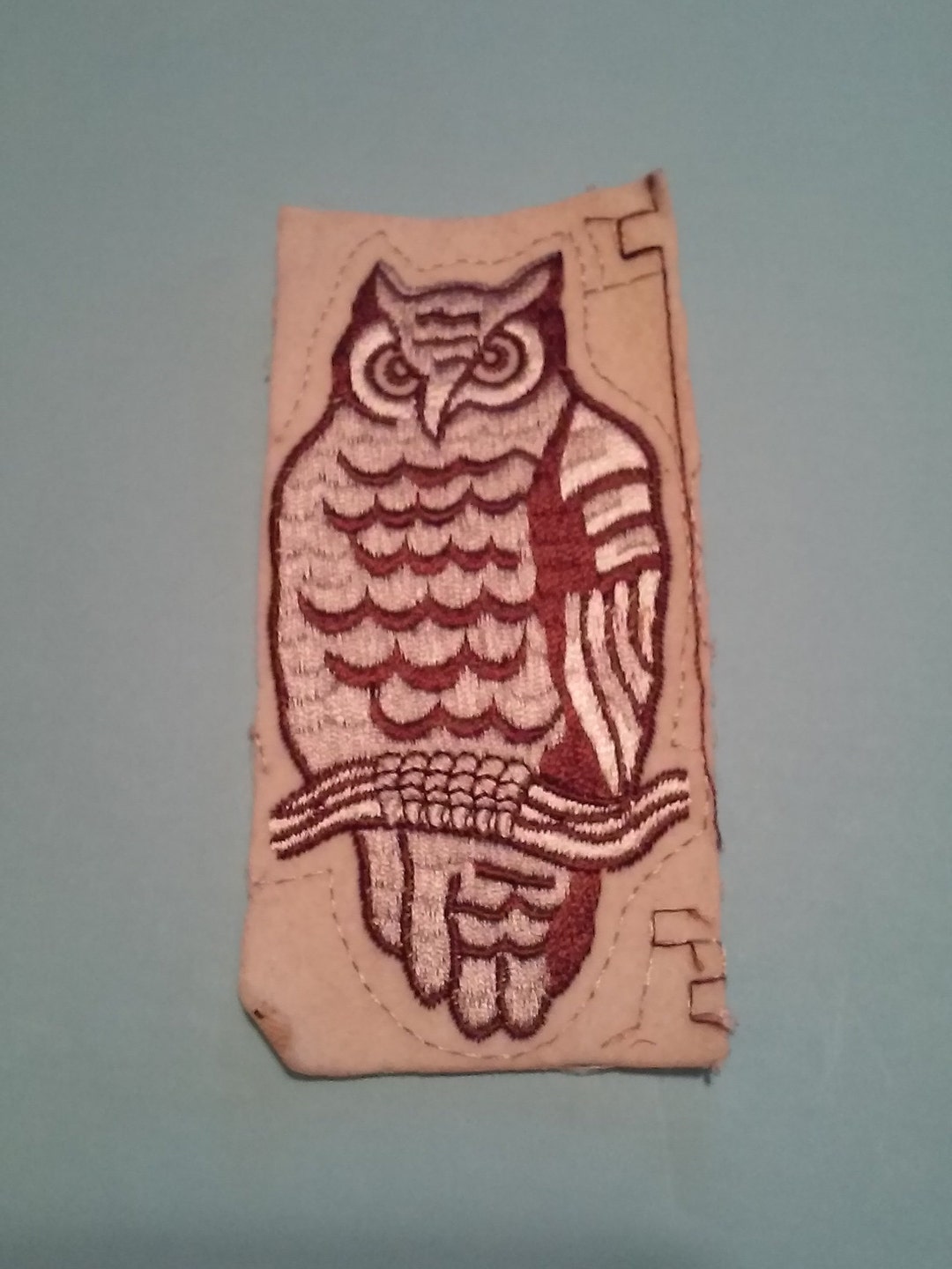 Large Owl Jacket Patch, Applique, Wild Animals, Bird, Embroidered, Wild ...