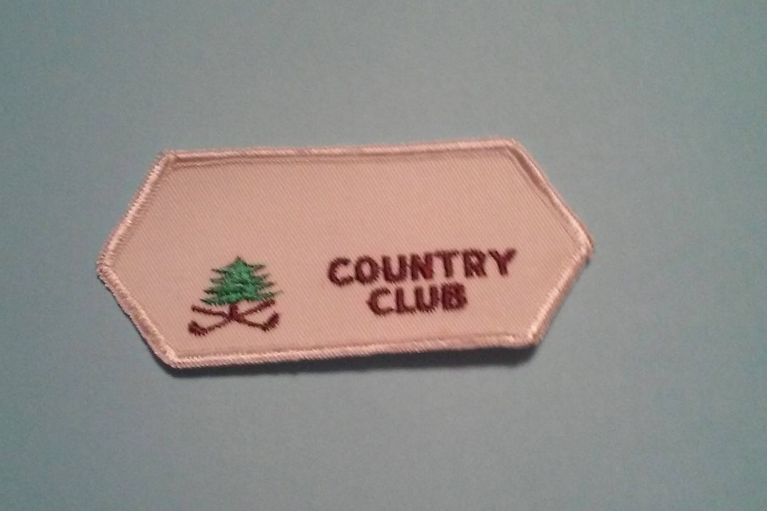 Country Club Golf Jacket Patch Old School Patch Vintage - Etsy