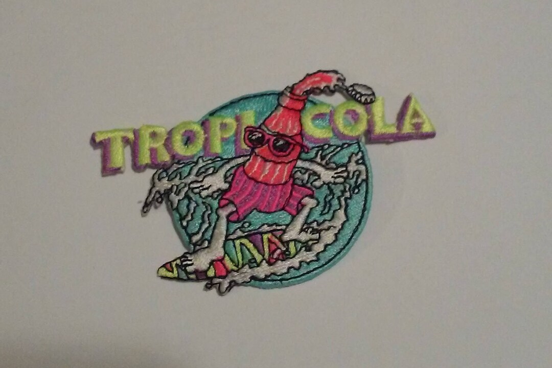 Tropi Cola Patch, Sparkling Cola Champagne Soda, Mexican Soda, Surfing ...