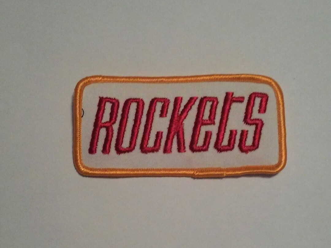 Houston Rockets NBA Basketball Team Red White Old School Patch - Etsy