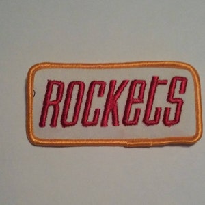 Houston Rockets NBA Basketball Team Red White Old School Patch - Etsy