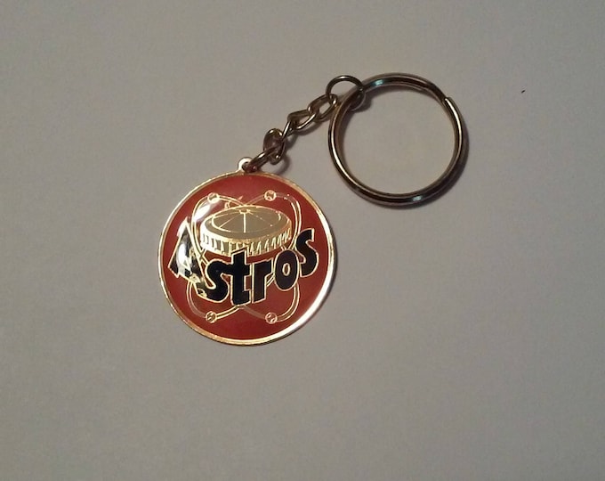Houston Astros Baseball Key Chain - MLB Texas Old Astro Dome - Etsy