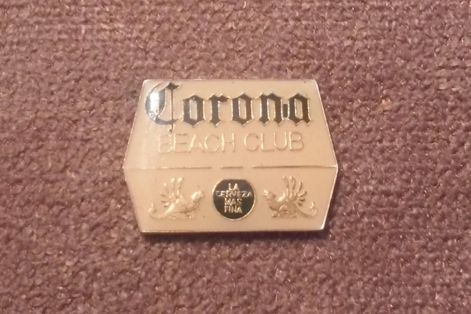 Corona Beach Club Hat Pin - Lapel Pin - Retro - Etsy