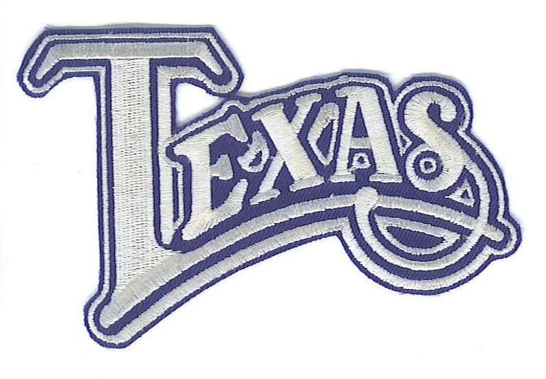 Texas Blue Silver Texas Patch - Vintage New From Old Stock - Etsy