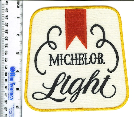 Michelob Light LARGE Beer Large White Embroidered Old School | Etsy
