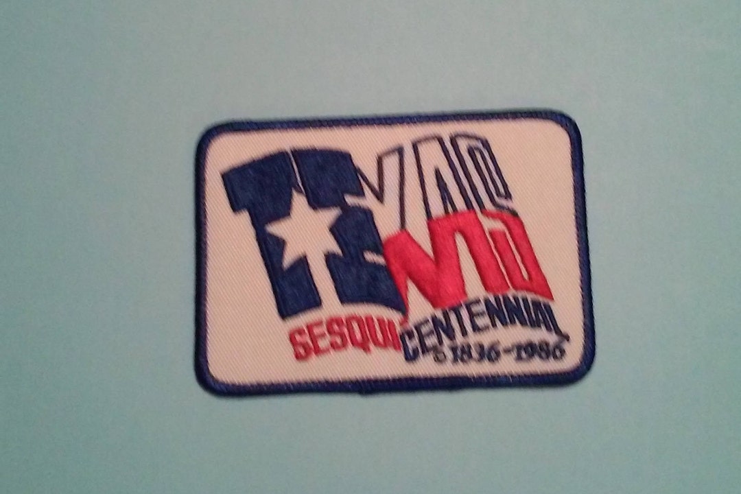 Texas Sesquicentennial Patch - 150 Years Official Commemorative Patch ...