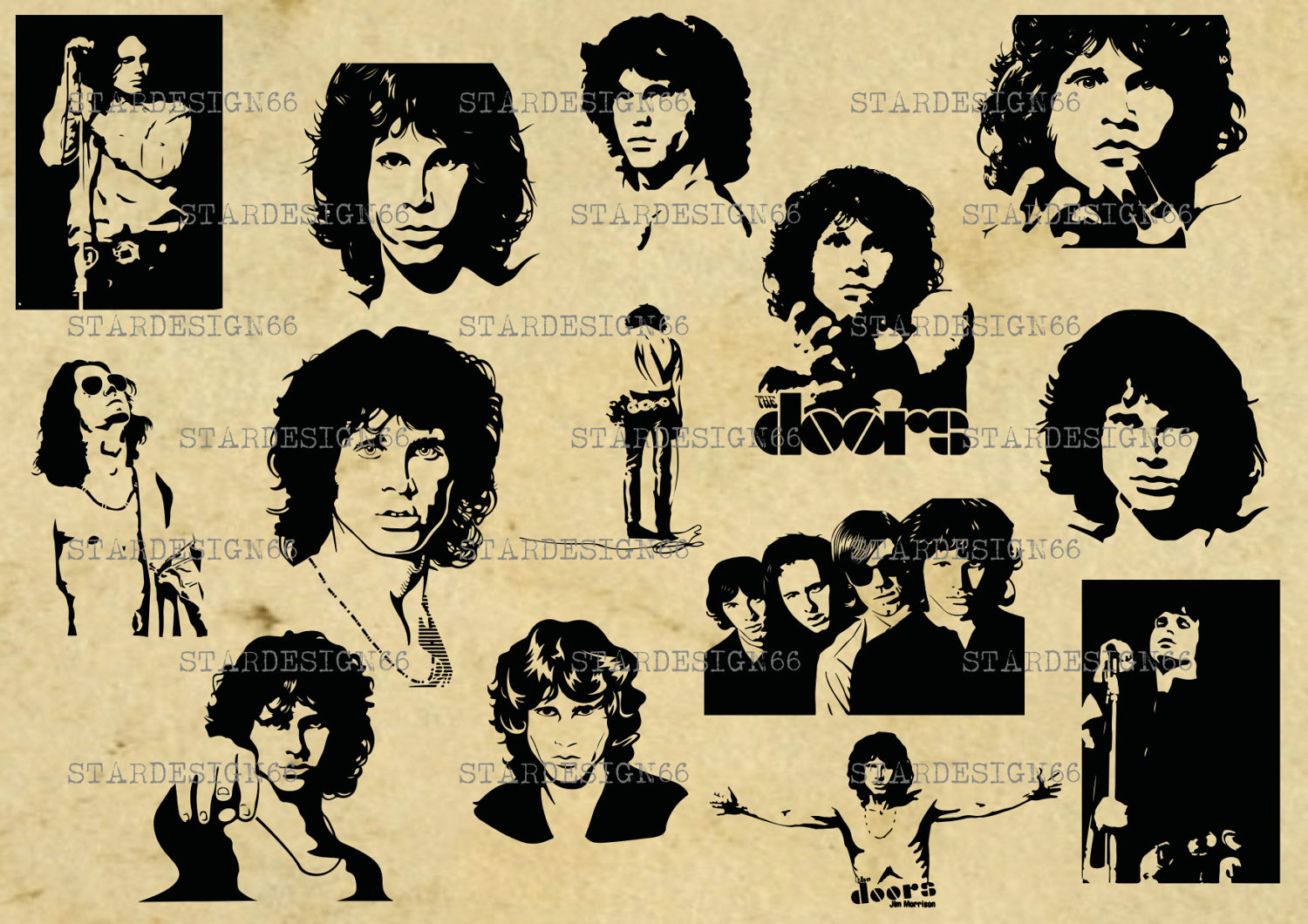 Jim Morrison Vector