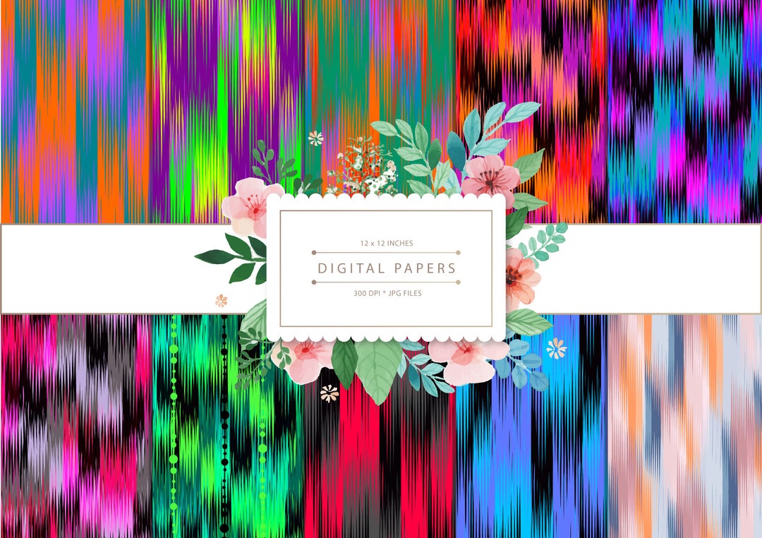 DIGITAL PAPERS Abstract Backgrounds | Graphic Resources Printable ...