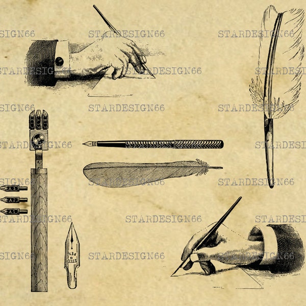 Writing Quill - Etsy