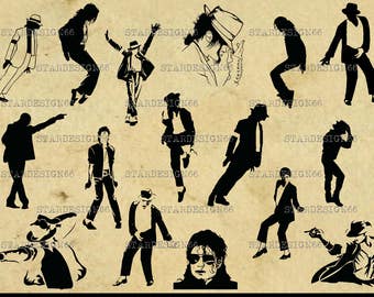 Michael Jackson Svg | Etsy