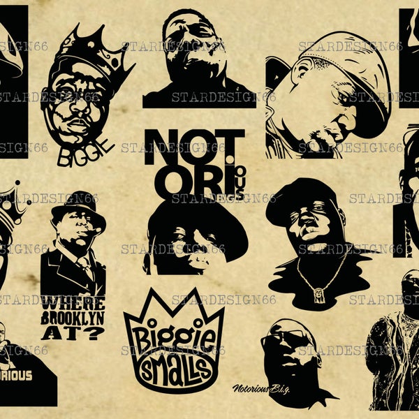 Biggie Smalls Svg - Etsy