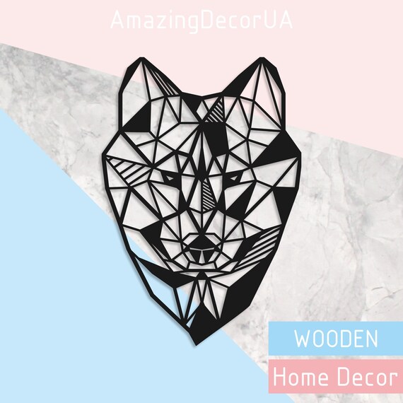 Wood Model Wolf Wood Art Head Wolf Wild Wolf Wolf Sign Wall | Etsy