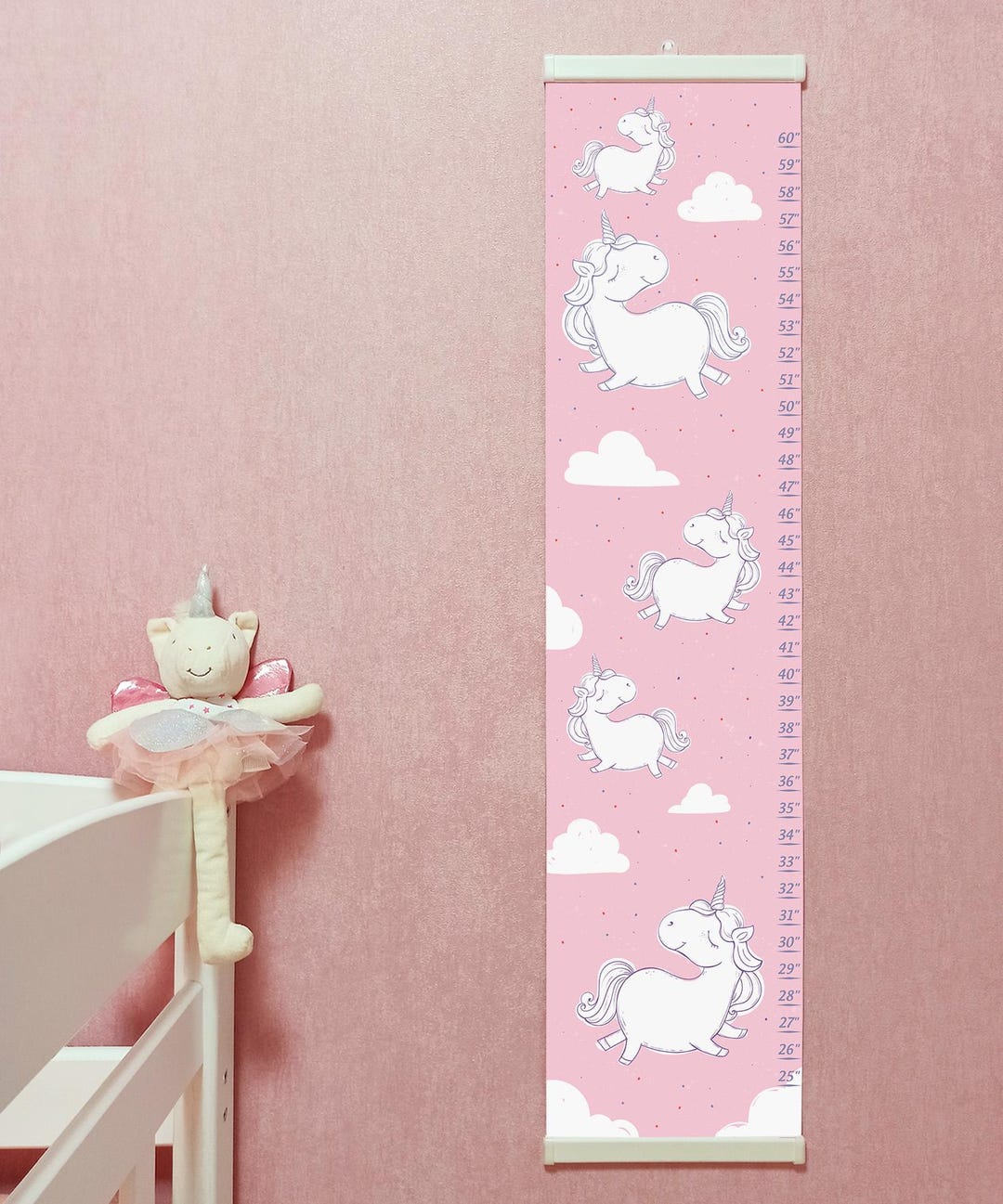 Unicorn Chart Height Charts Kids Unicorn Height Meter Personalised ...