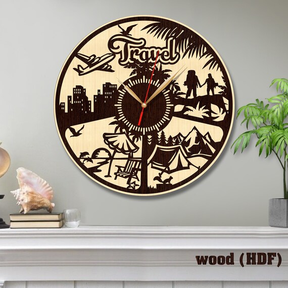 Travel Clocks Wall Clock the Traveler's Gift Travel | Etsy