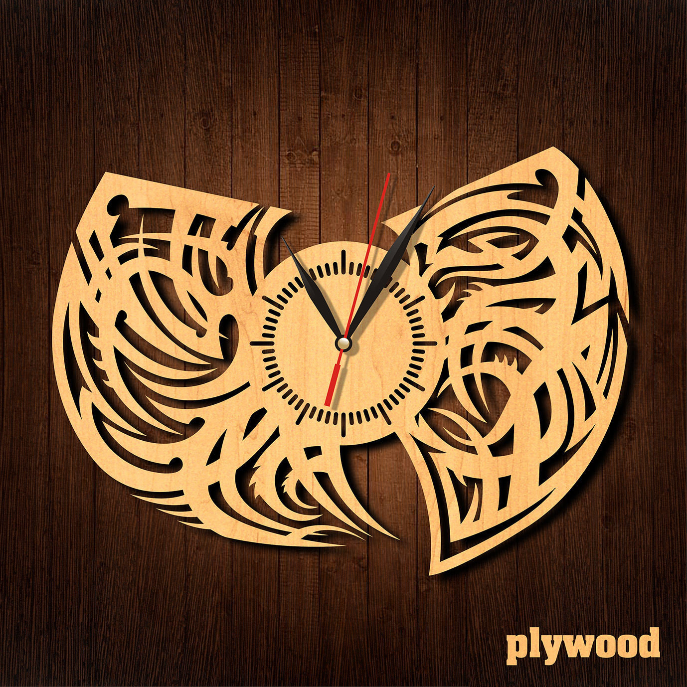 Clan Clock Hip-hop Music Clock Decor Music Room Hip Hop Wall Nice Gift ...