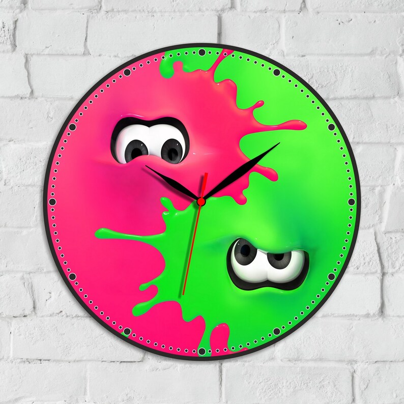 Funny Clock Colorful Clock Eco Clock Teacher Gift Idea Gift for Him ...