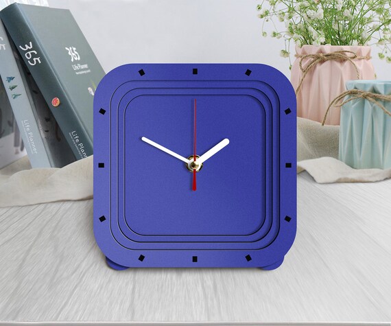 Blue Clock Shopstyle Clocks New Fashion 2018 Summer Fashion - Etsy