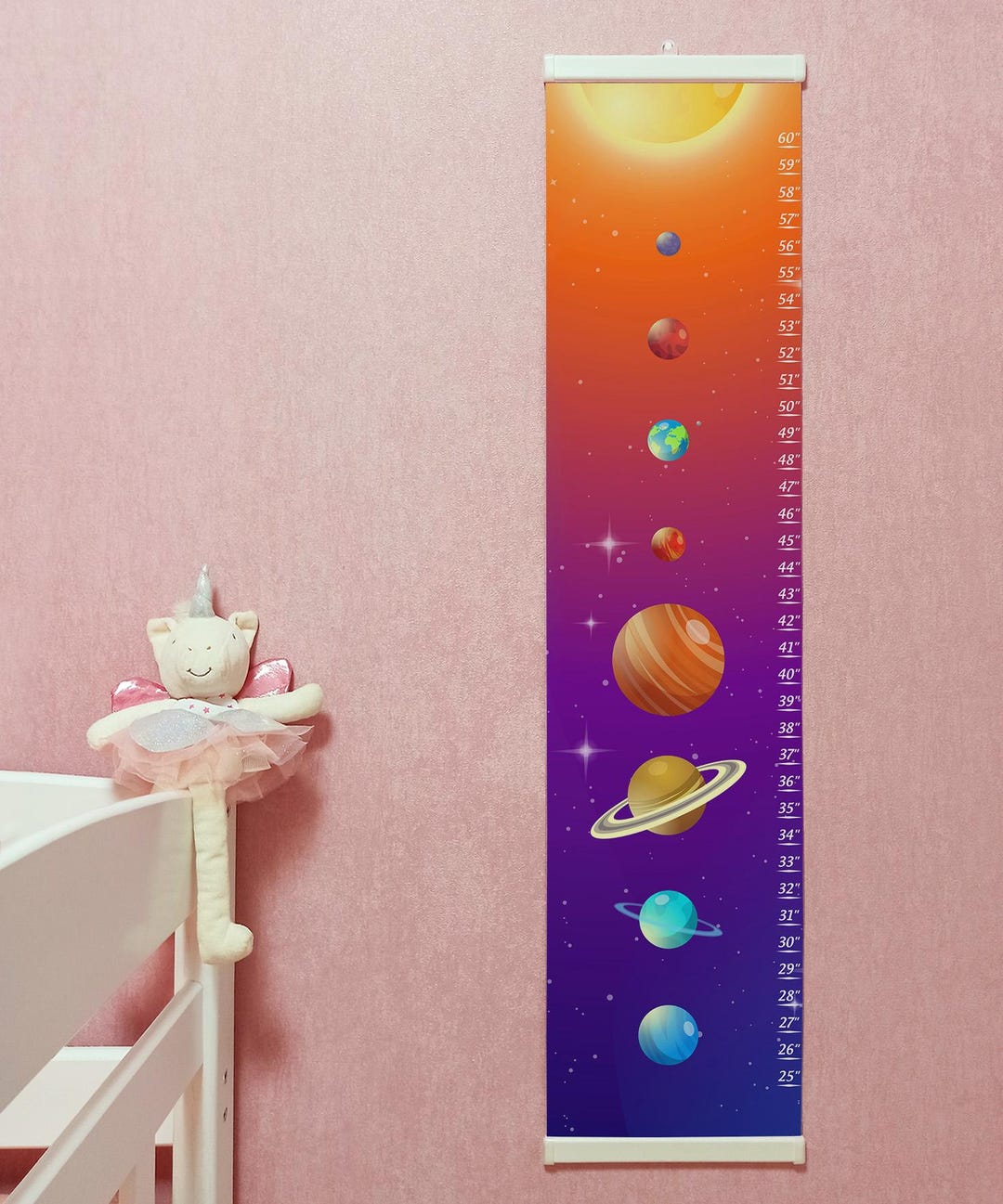 Galaxy Growth Chart Height Charts for Kids Height Meter Personalised ...