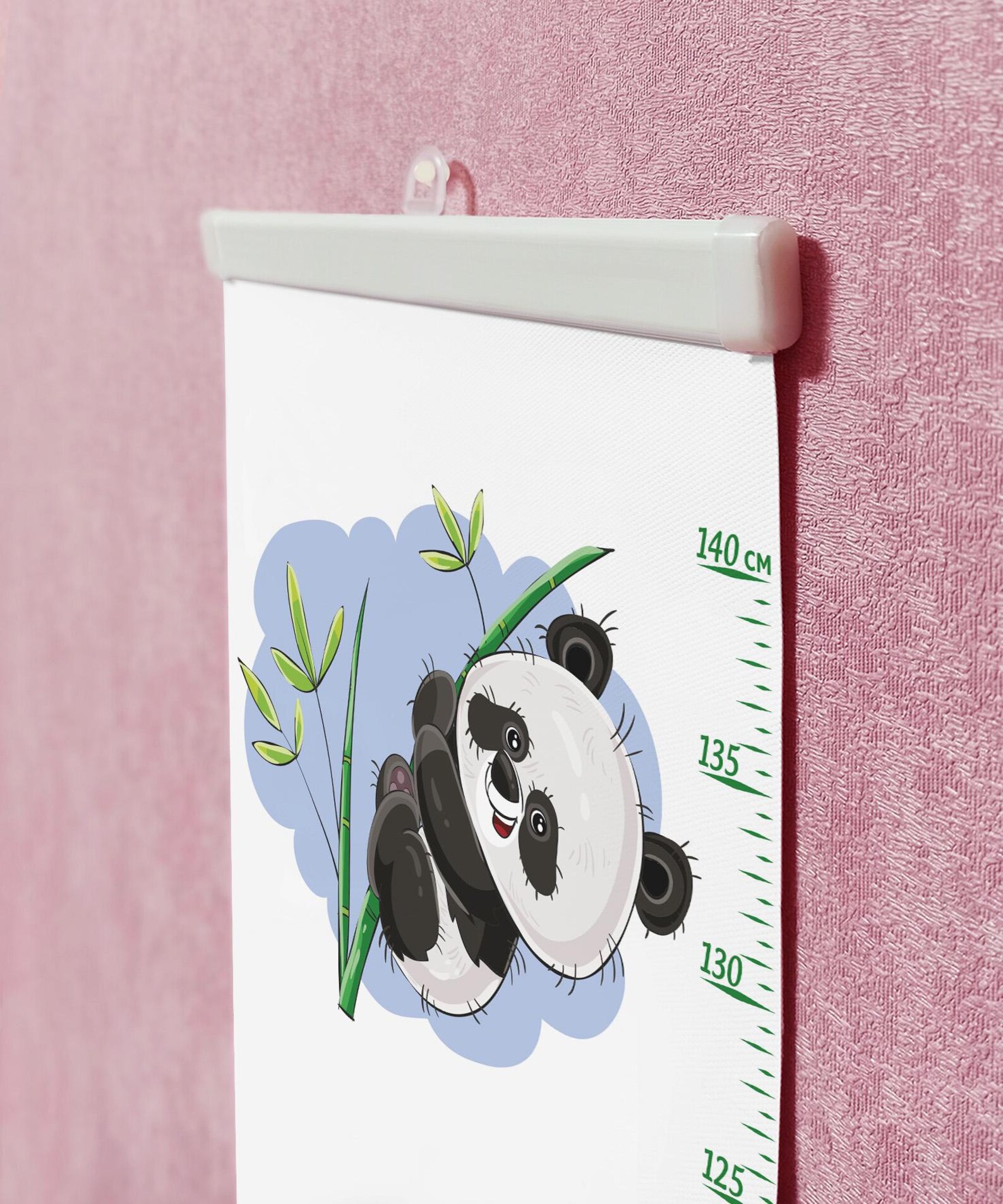 Panda Growth Chart Height Charts Blue Cat Height Meter Personalised ...