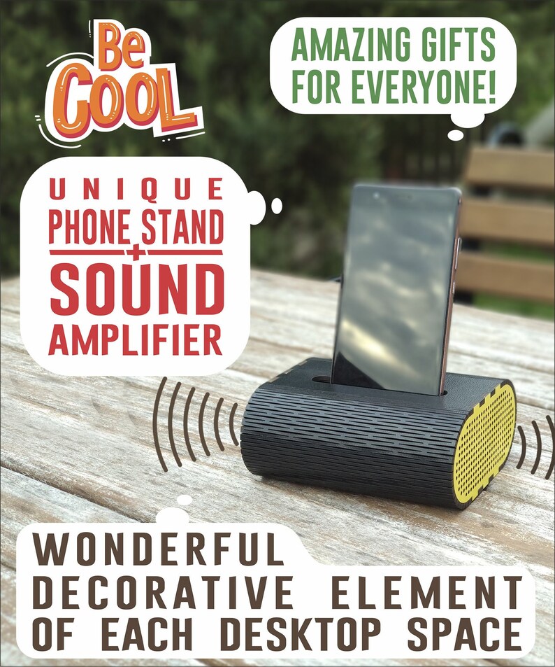 Acoustic Wood Box iPhone Speaker American Gifts Passive Samsung Speaker ...