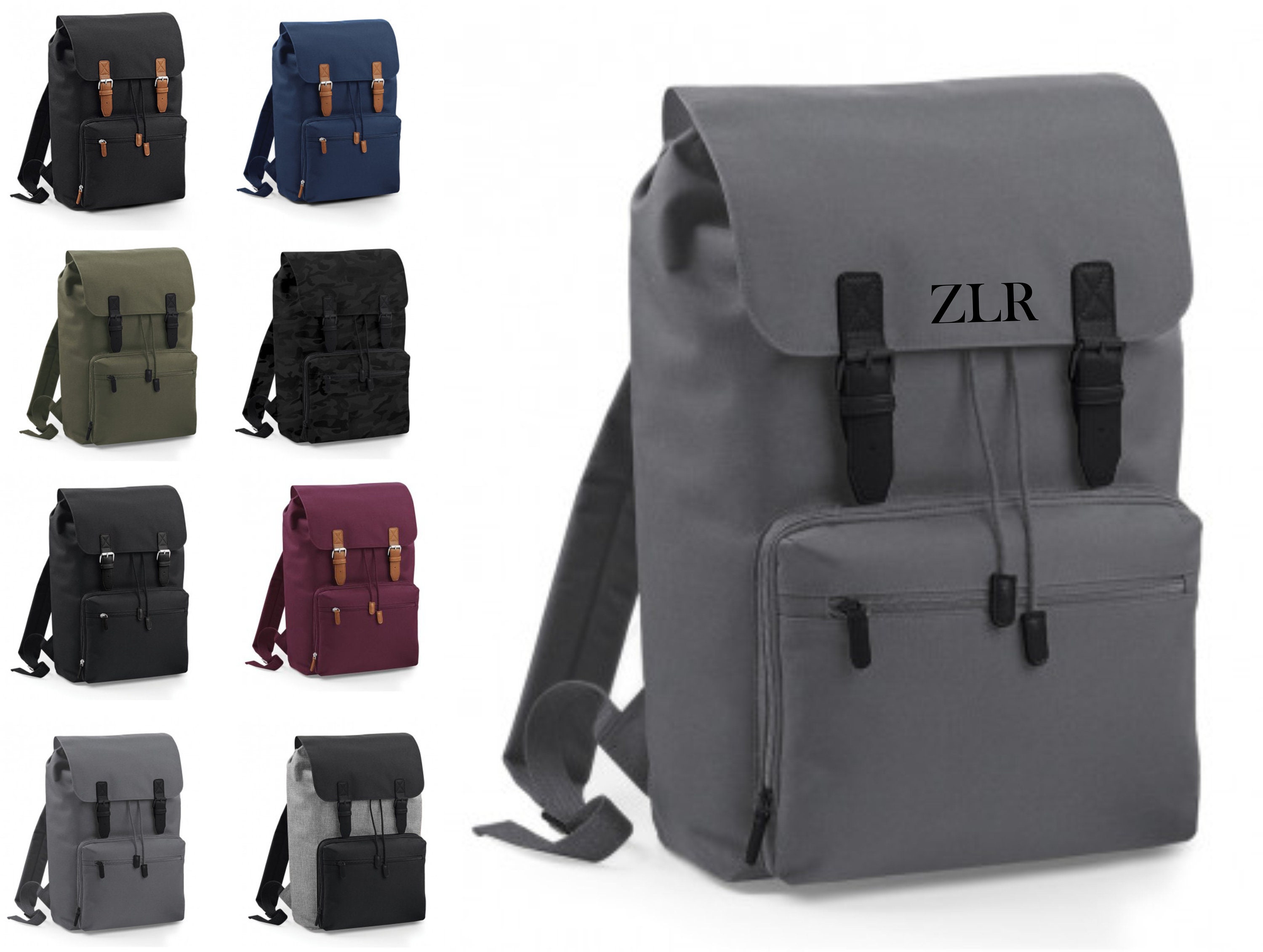 VINTAGE LAPTOP BACKPACK Bag Unisex Personalised With - Etsy