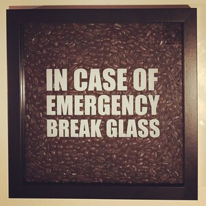 In Case of Emergency Break Glass Coffee Lovers Novelty Gift | Etsy