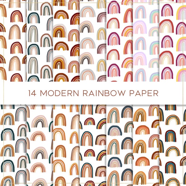 Modern Rainbow - Etsy