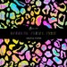 Rainbow Animal Print Digital Paper, Seamless Pattern, Leopard Spots ...