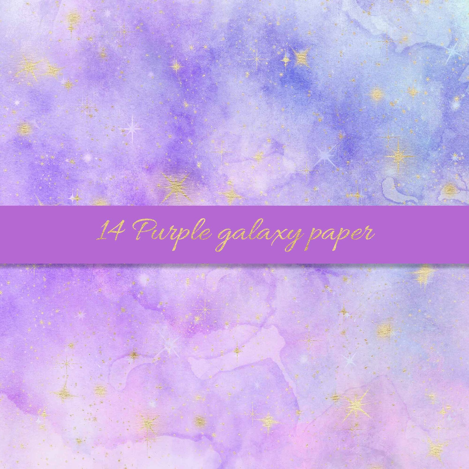 Purple Galaxy Digital Paper Galaxy Pattern Purple - Etsy